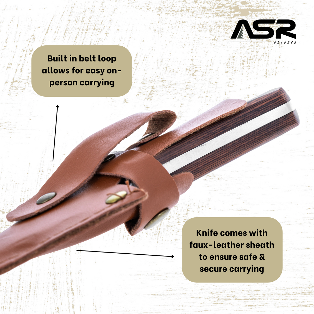 8 Inch Heavy Duty Full Tang Harpoon Point Fixed Blade Knife with Wood ...